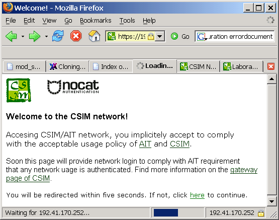CSIM Network Gateway